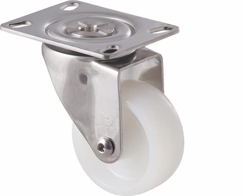 75mm Nylon Stainless Castors - 150KG Rated